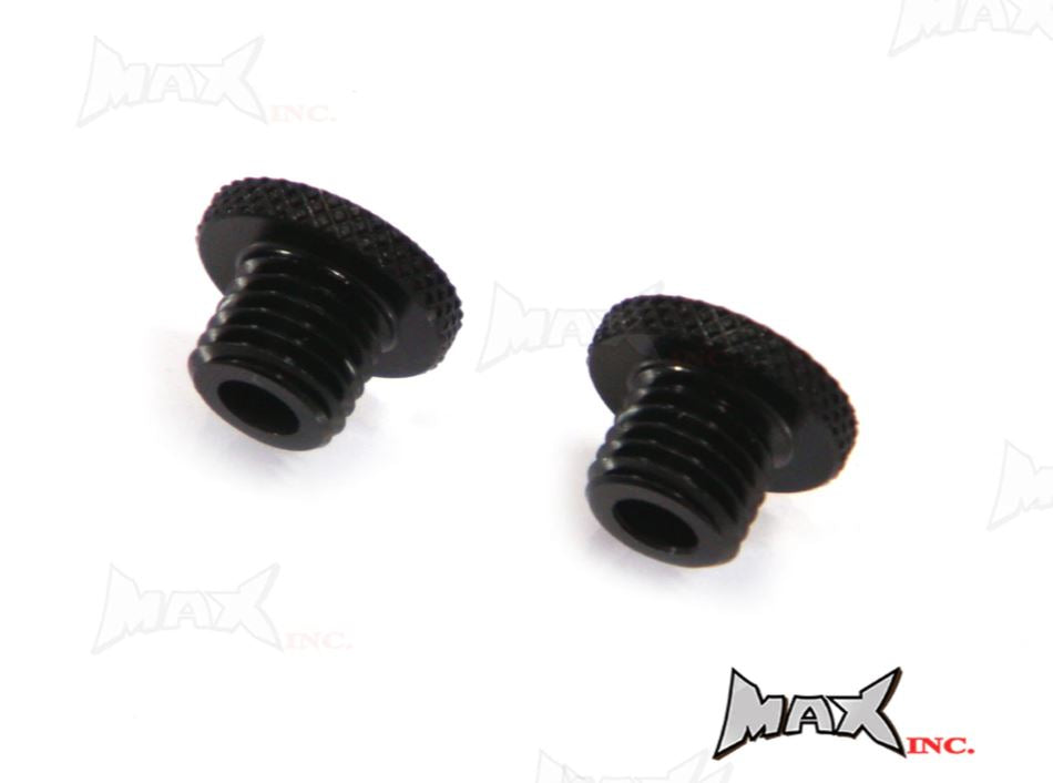 Black CNC Aluminium Mirror Plugs - Affordable & High-Quality